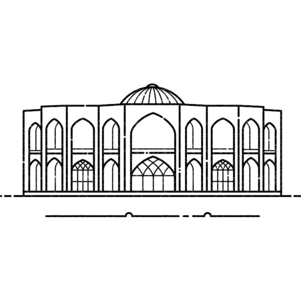 مجموعه وکتور عمارت ایل گلی تبریز فارس گرافیک